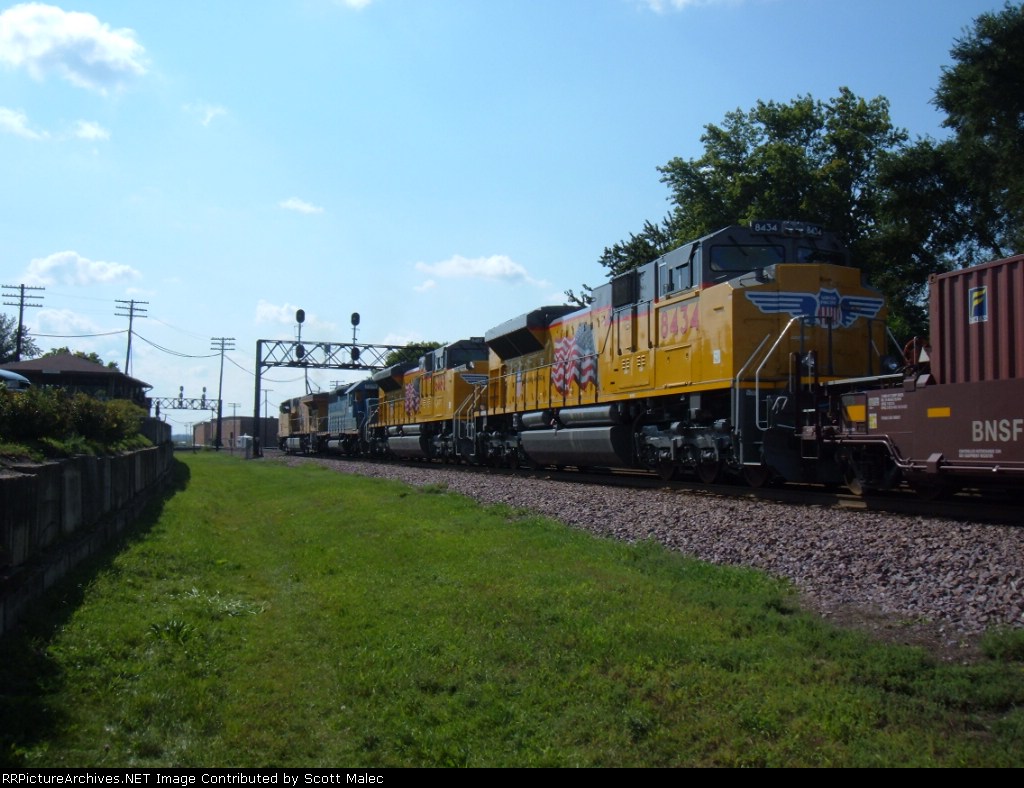 UP 5286, GSCX 7376, UP 8482 & 8434